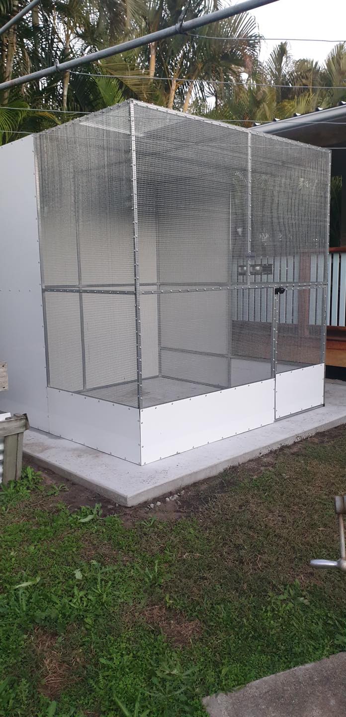 Aviary "The Hahns" (2400 x 2400 x 2400) – Exotic Aviaries